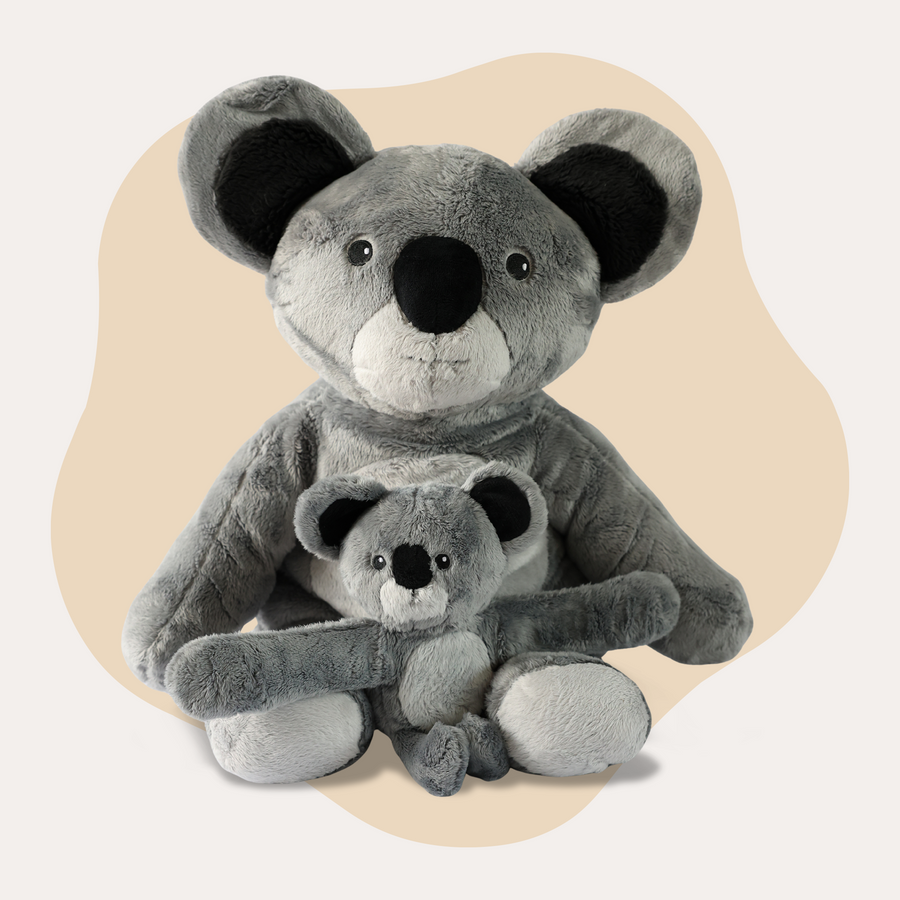 Weighted cuddly toy Bear & Dog – Lotgenootje
